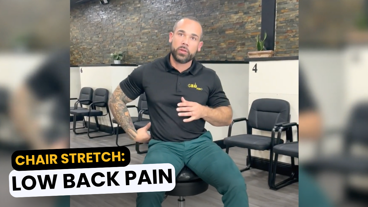 Chair Stretch For Back Pain - Chiro Studio